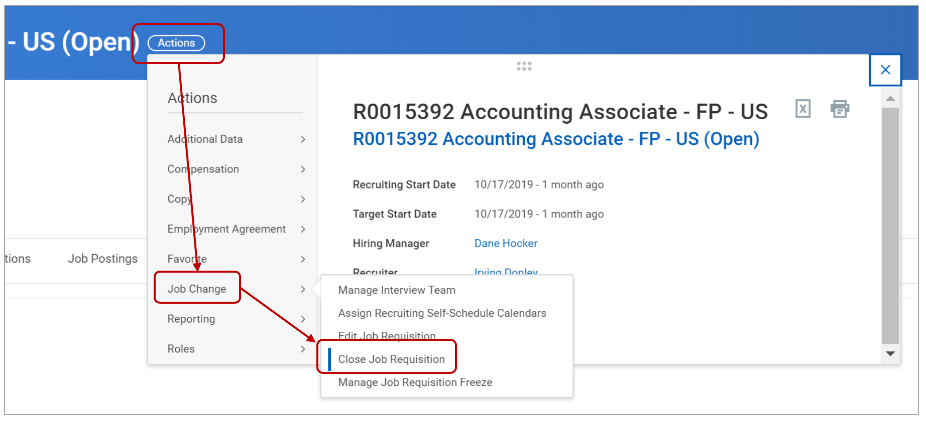 How To Closing A Job Requisition Discover Sysco Workday